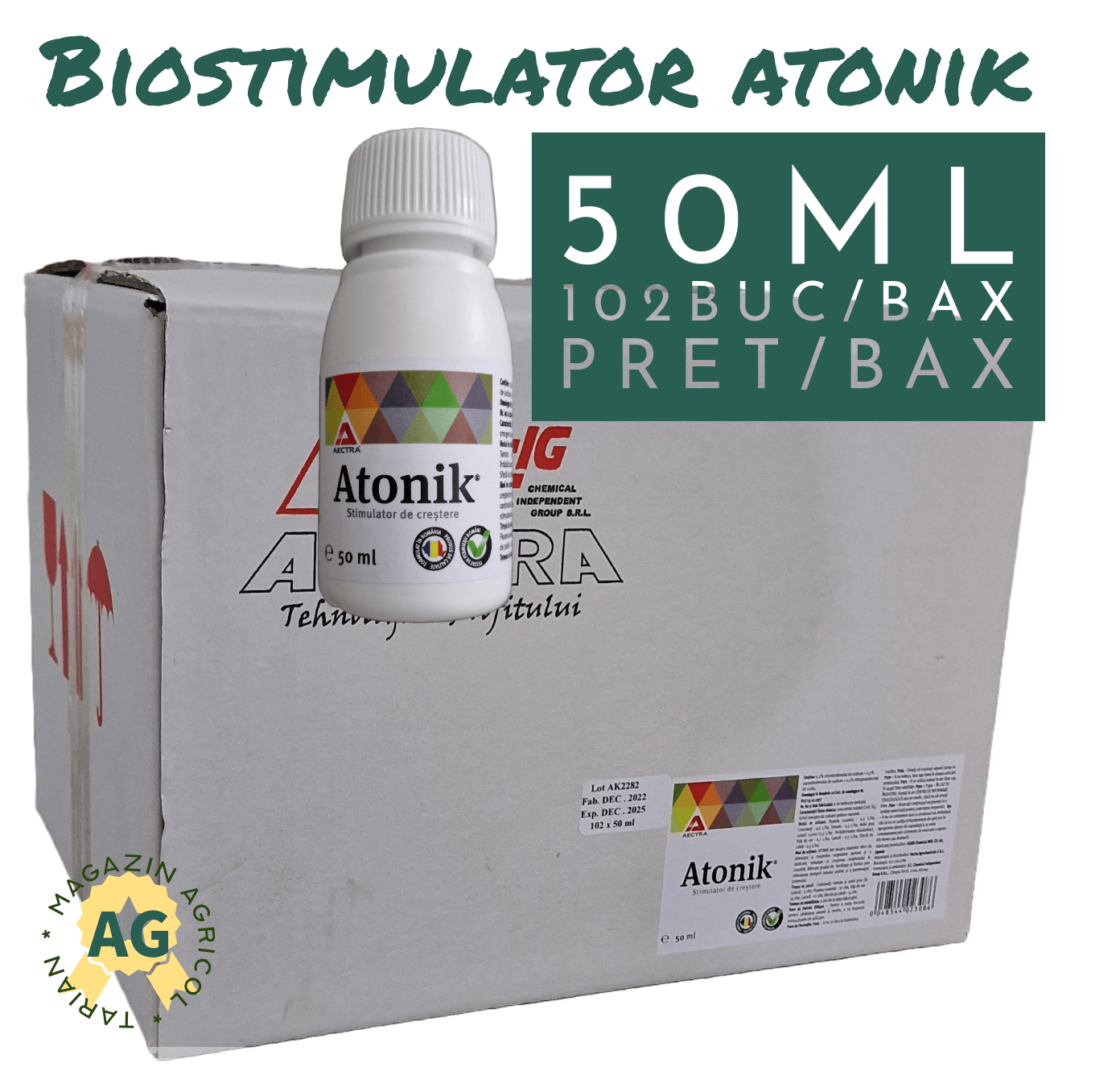 Atonik 50ml 1bax - 1300ron